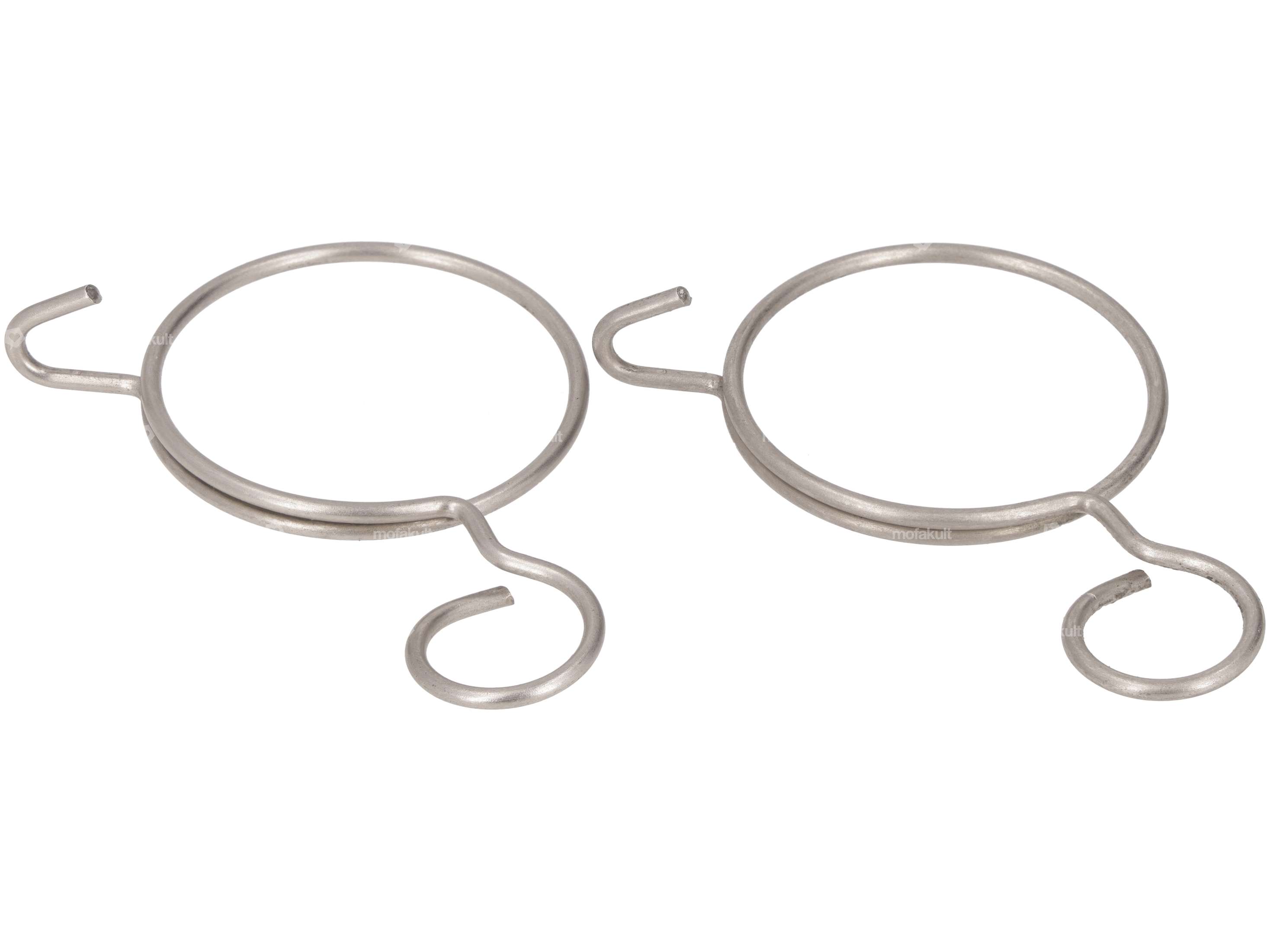 GPO clips for bellows with cable guide (pair) Inox | mofakult